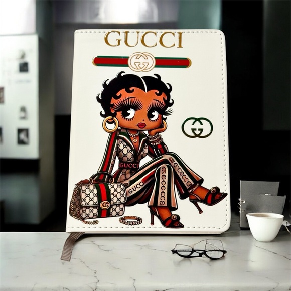 Fashionably Us | Other | Gucci White And Red Mini Journal | Poshmark